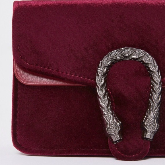 Bags | Red Velvet Purse | Poshmark